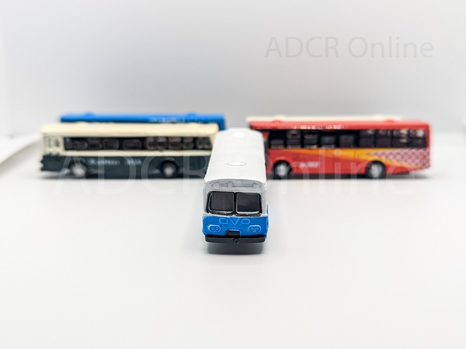 N Gauge Bus Coach Metal Model Railway Layout N Scale Modern Classic - 2 ...