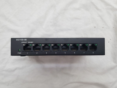 Cisco SG110D-08 8-Port Gigabit Desktop Switch | eBay