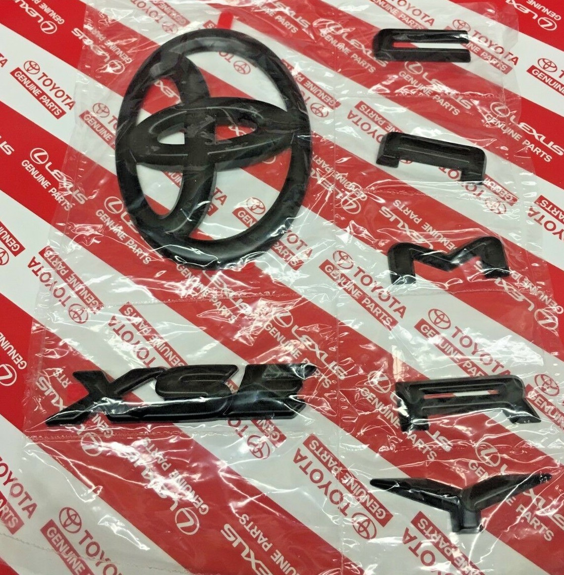 2018-2024 TOYOTA CAMRY XSE BLACKOUT EMBLEM OVERLAY KIT GENUINE PT948 ...