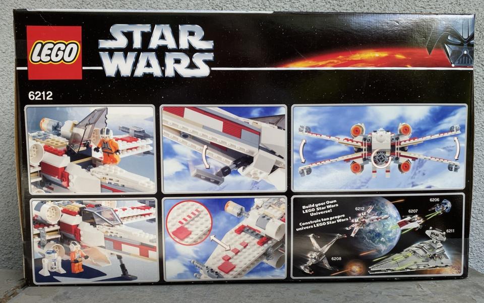 LEGO 6212 Star Wars: X-Wing Fighter Limited Edition **SEALED** Princess ...