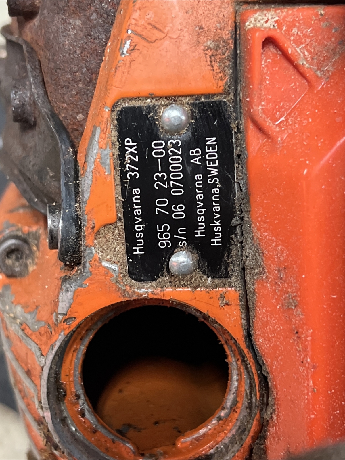 Used Husqvarna 372 XP Chainsaw - No Gas Cap 372XP | eBay