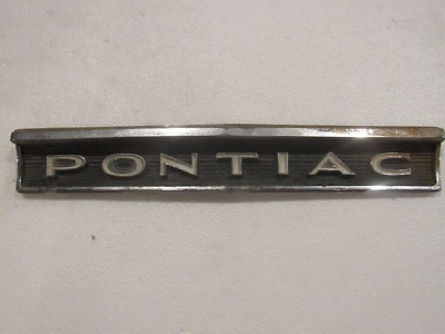 Vintage Pontiac Tempest Metal Badge Emblem Logo Trim OEM Dash Interior ...