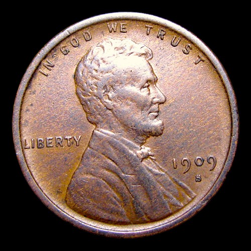 1909-S VDB Lincoln Cent Wheat Penny ---- Nice Key Date Coin ---- #139Z ...