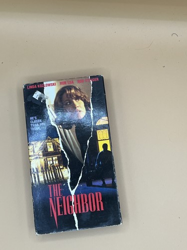 THE NEIGHBOR VHS Horror Thriller Suspense HTF Rare Movie Steiger Lea ...