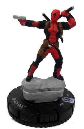 HeroClix - Deadpool - 201 - Marvel Deadpool - Mini (With Card ...