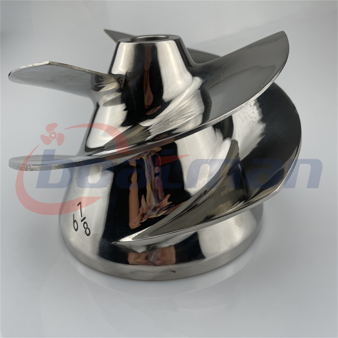 6 7/8 Stainless Steel Outboard Jet Impeller for Mercury Evinrude 60 Jet ...