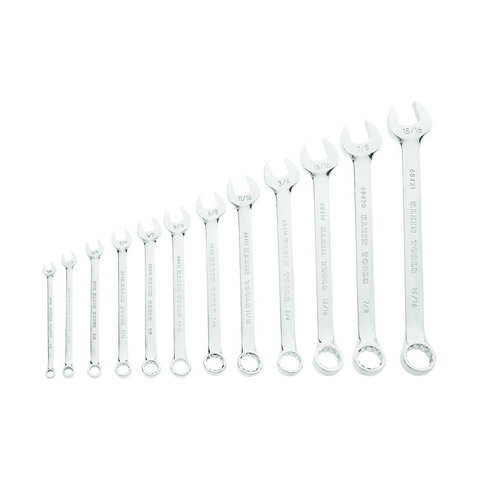 Klein Tools 68404 Combination Wrench Set, 12-Piece | eBay