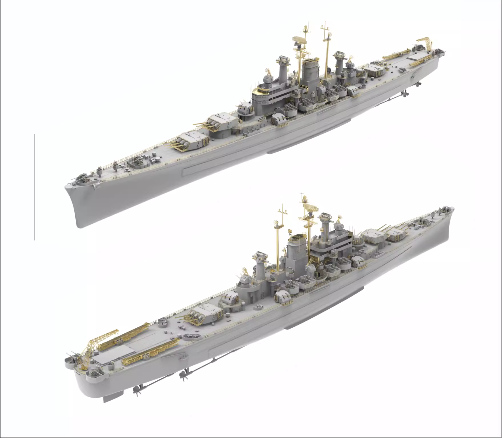 1/700 USS Des Moines Cruiser Plastic Model Kit Very Fire VF700907 | eBay