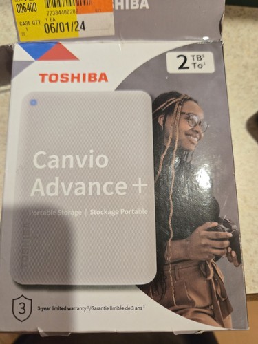 Toshiba Canvio Advance Plus Portable Storage External 2TB Hard Drive ...