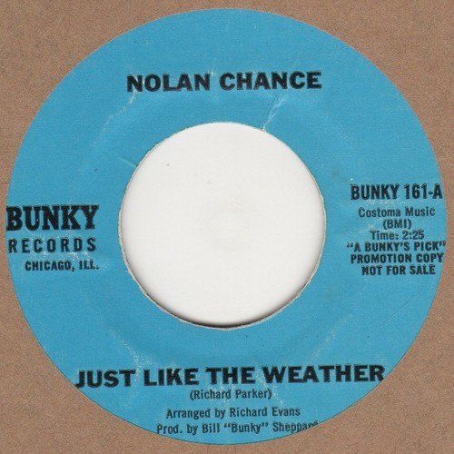 Nolan Chance Just Like The Weather Bunky DEMO Soul Northern Motown ...