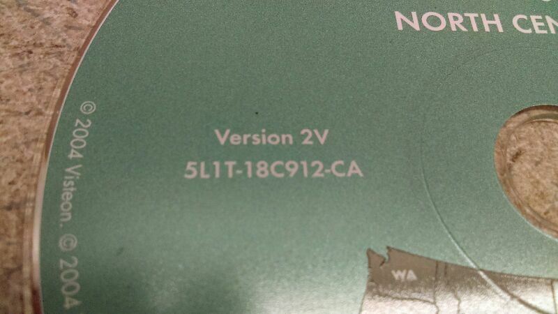 2003-2006 Ford Expedition Escape Navigation Map CD #3 SD NE KS MN IA MO ...