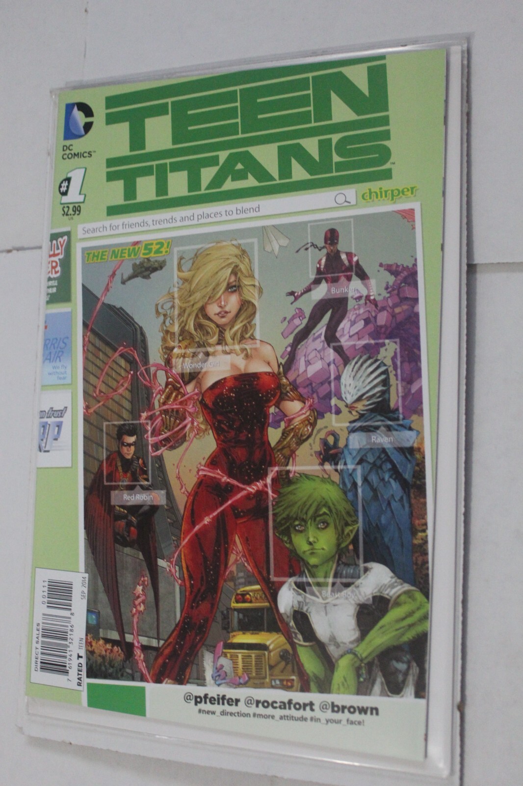 Teen Titans #1 1st Print Rocafort Cover NM 2014 DC Comics New 52 | eBay