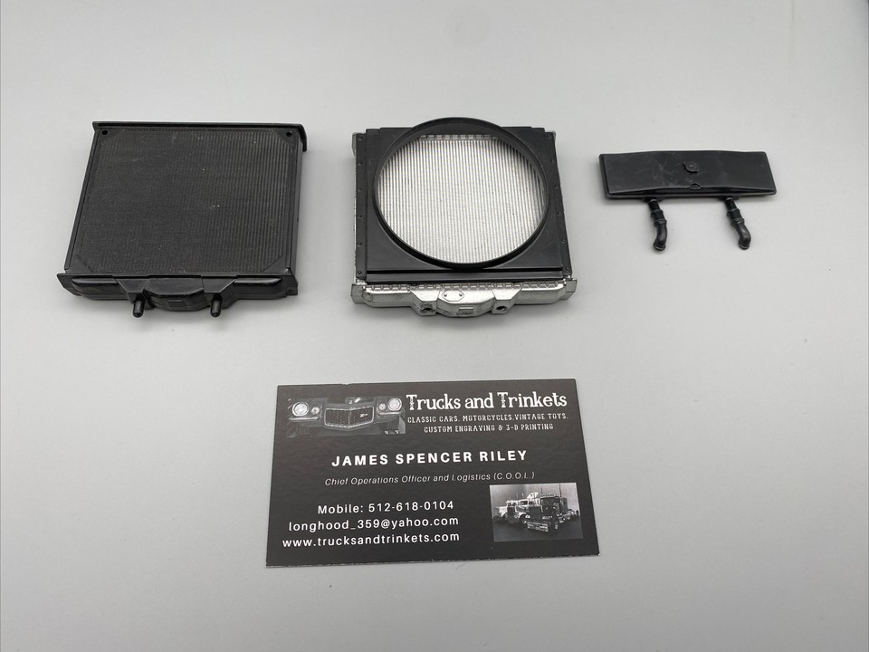 1/16 Monogram Kenworth W-900 Peterbilt 359 Radiators Top Tank Fan ...