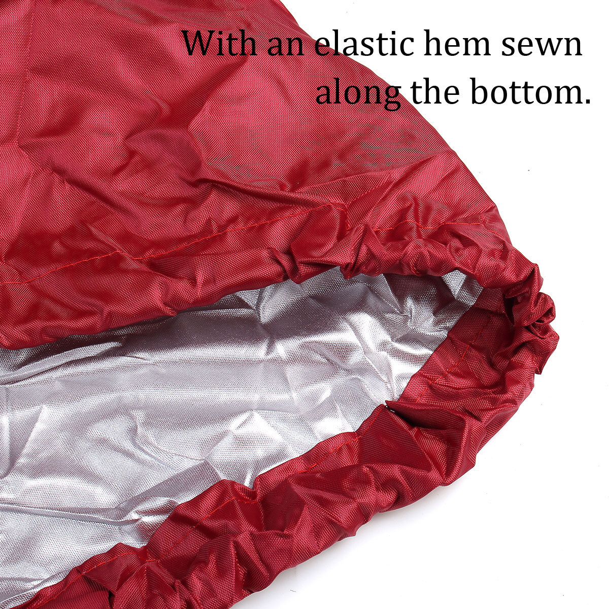 210D 11-22FT Red Heavy Duty Boat Cover For Fish Ski Bass V-Hull ...