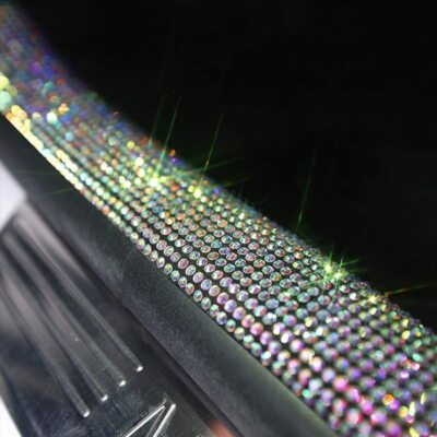 Car Diamond Sill Door Bumper Bling Trim Universal Strips 2PC For Lexus ...