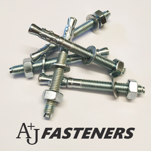 THROUGH BOLT CONCRETE WALL MASONRY WEDGE ANCHOR - THRU BOLT BRICK | eBay UK