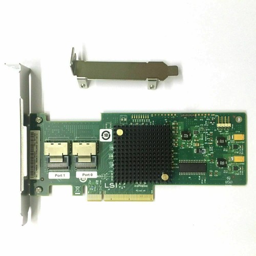 LSI 6Gbps SAS HBA LSI 9220-8i FW: P20 9211-8I IT Mode ZFS FreeNAS ...