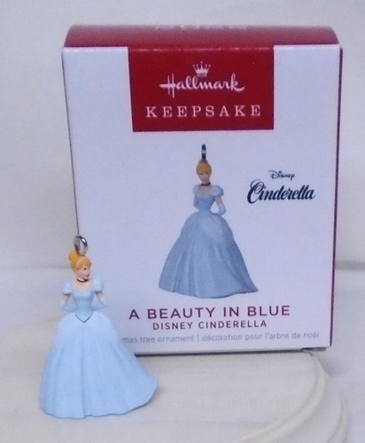 Hallmark Miniature Ornament Disney Princess Cinderella A Beauty in Blue ...