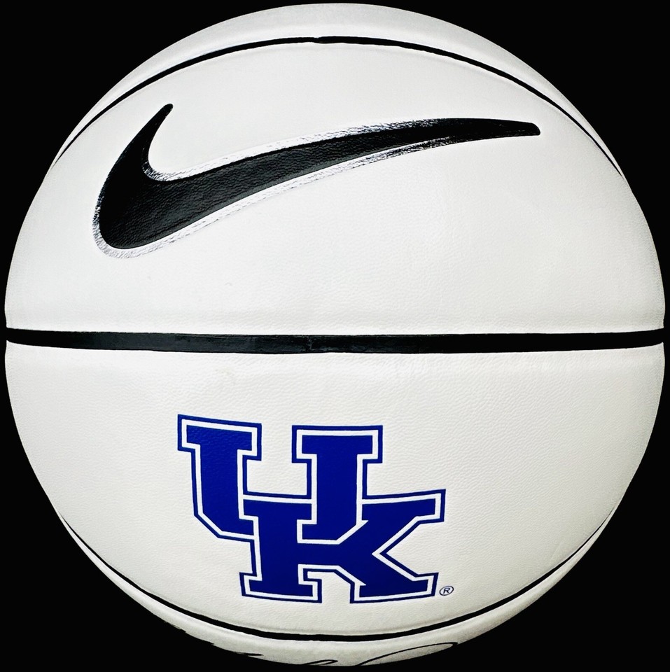 MARK POPE SIGNED KENTUCKY WILDCATS NIKE LOGO BASKETBALL w/COA GO CATS ...