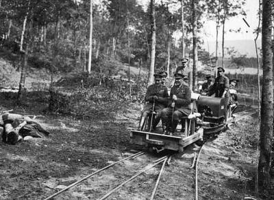 The King takes a trip through the French Forrest 1914 Old Photo | eBay ...