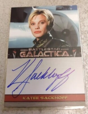 2005 Battlestar Galactica Premier Edition Katee Sackhoff Starbuck ...