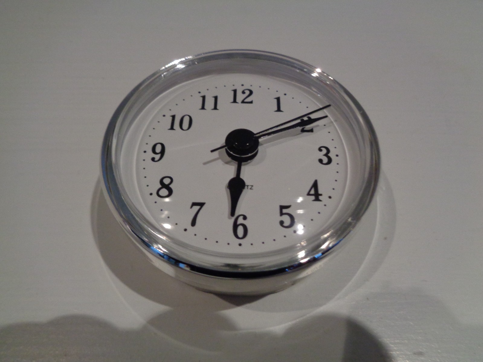 Premium 2-1/2"(65mm)Youngtown Quartz Clock Insert, Arabic, Silver, Free ...