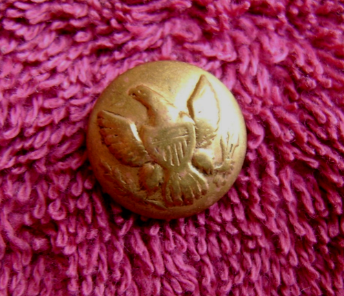 NON DUG CIVIL WAR EAGLE SHIELD CUFF BUTTON | eBay