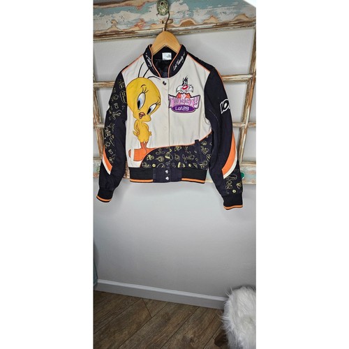 Looney Tunes Tweety Bird Sylvester Embroidered Racing Lot29 Youth large ...