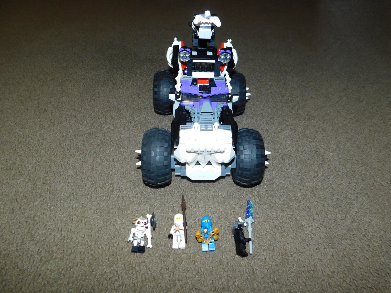 COMPLETE LEGO Ninjago Skull Truck (2506) w figures and instructions! | eBay