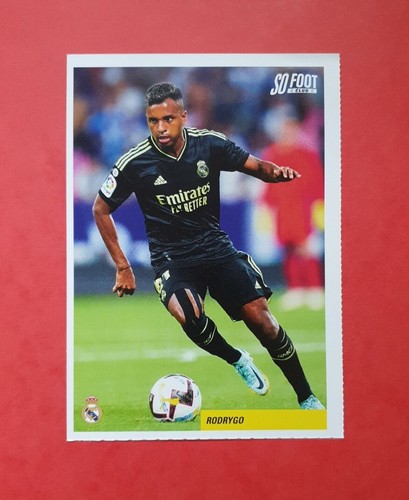 RODRYGO ROOKIE REAL MADRID BRESIL SO FOOT RARE FOOTBALL COLLECTION | eBay