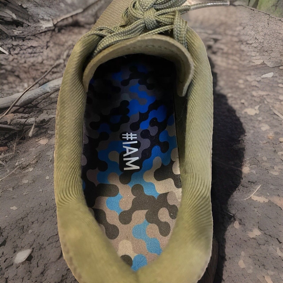 NOBULL Army Radial Trainers Sneaker Olive Green- Camo Bottom Men’s size ...