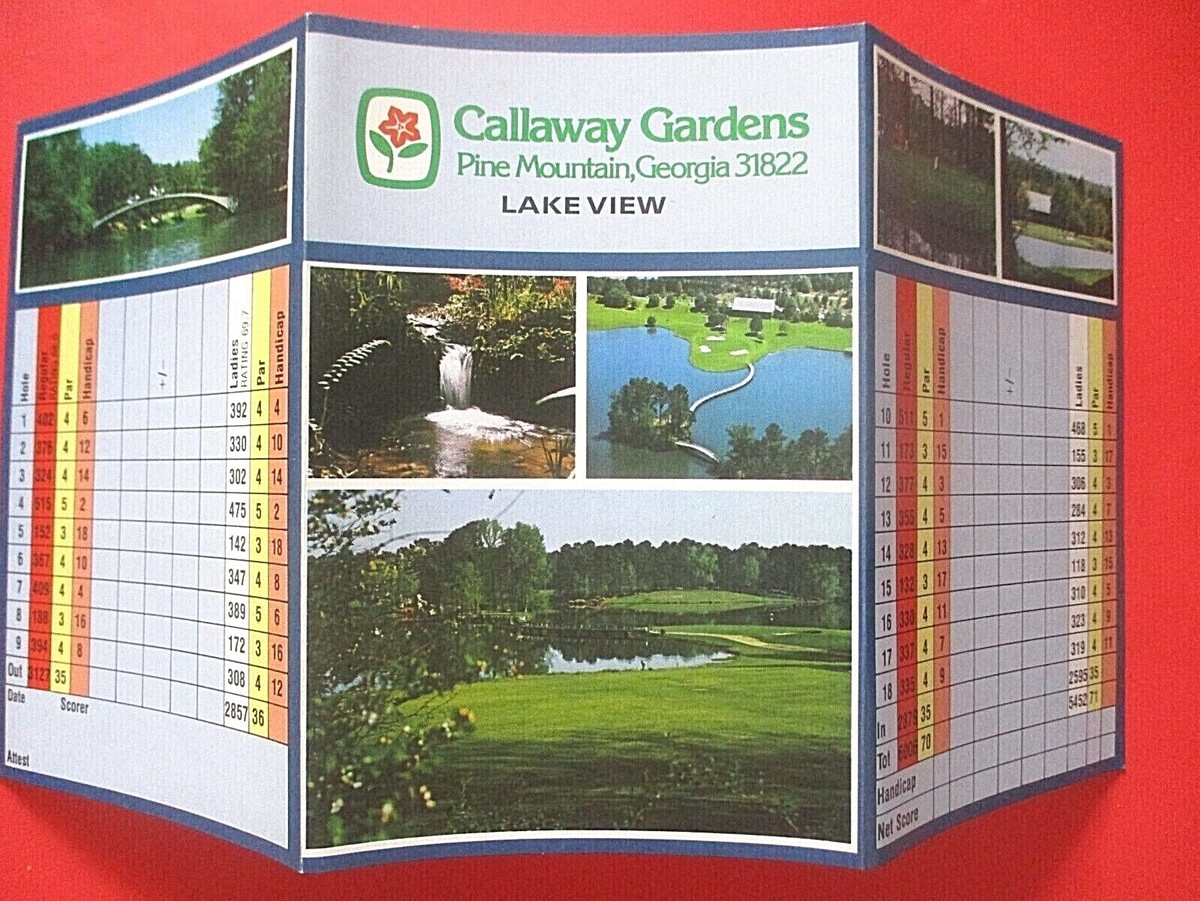Callaway Gardens Golf Course Layout