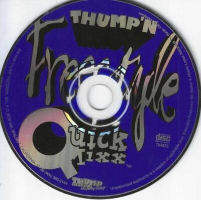 Thump'n Freestyle Quick Mixx MUSIC AUDIO CD rap mix classic rapping ...