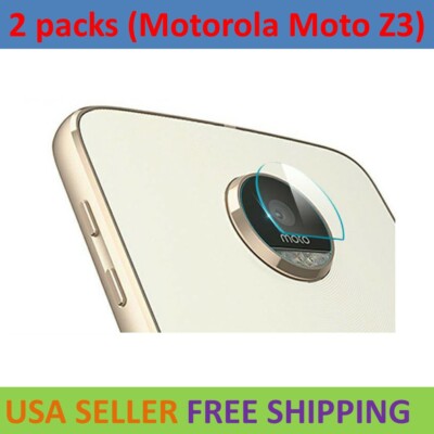 2-Pack For Motorola Moto Z3 Play Back Camera Lens Tempered Glass Film ...