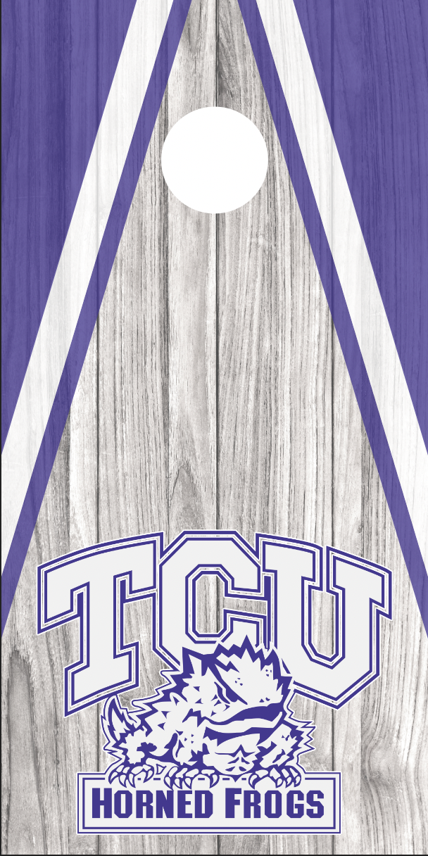 TCU Horned Frogs (2PCS) Cornhole Board Wraps Decals Vinyl Sticker | eBay