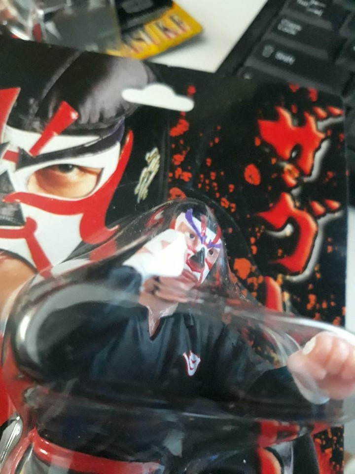 CharaPro Japanese Wrestling Great Sasuke Red Mask Silver Mask Hasbro ...