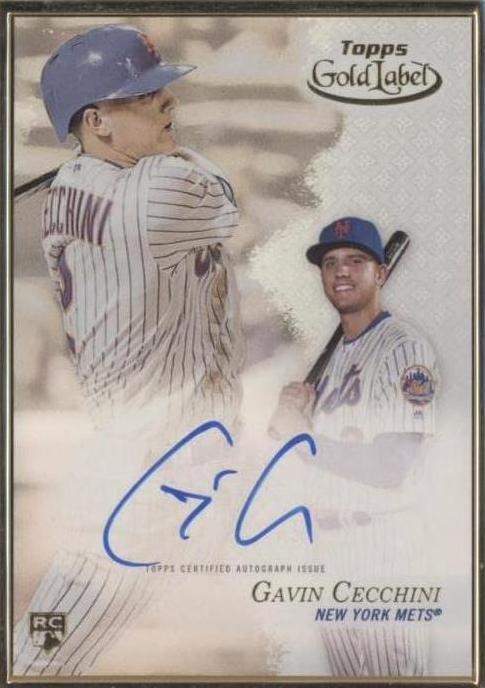 2017 Topps Gold Label - Gold Framed Autographs Gavin Cecchini #FA-GC ...