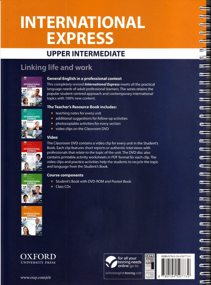 Oxford INTERNATIONAL EXPRESS 3rd Ed Upper-Intermediate TEACHER'S Book w ...