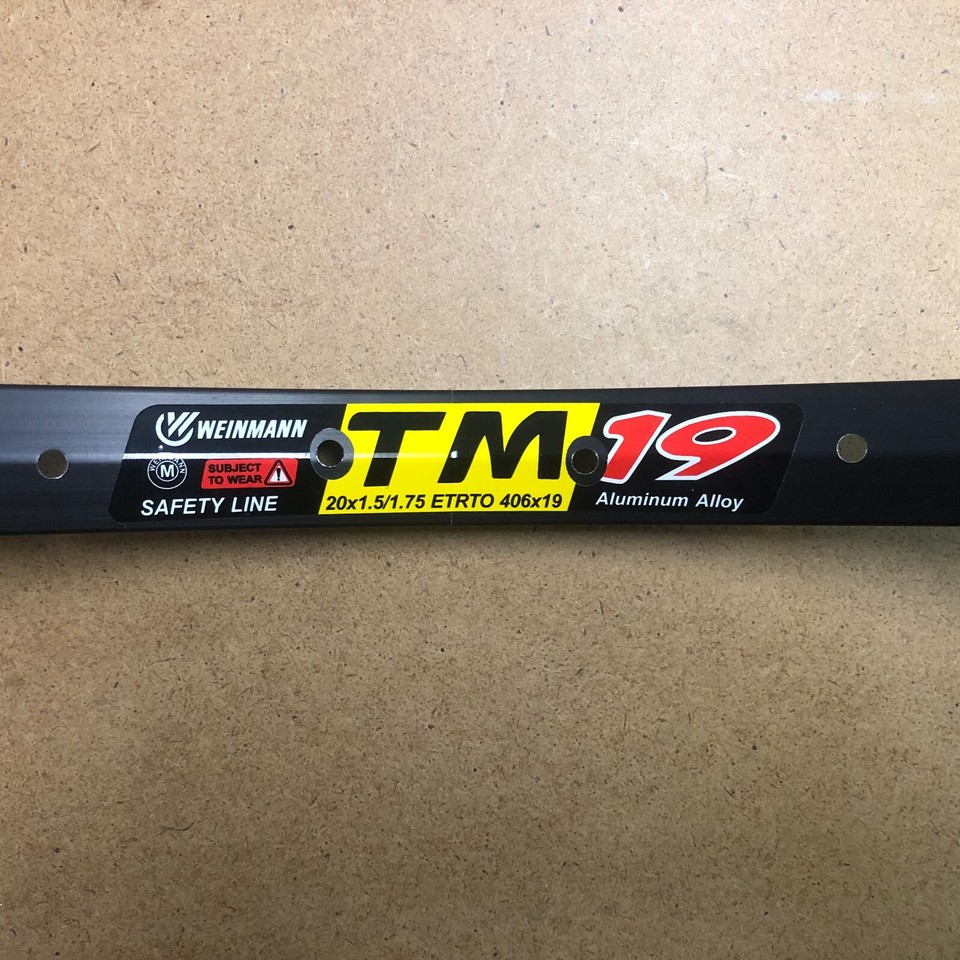 New WEINMANN TM19 Alloy Rim 20" (406x19) 14G 28H PV Anodized Black | eBay