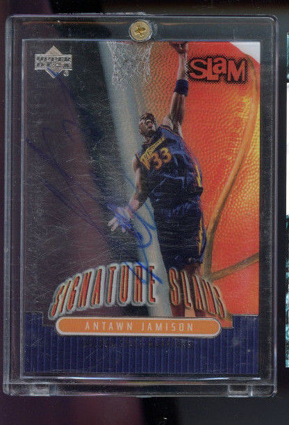2000-01 Upper Deck Signature Slams Antawn Jamison RC Signed Autograph ...