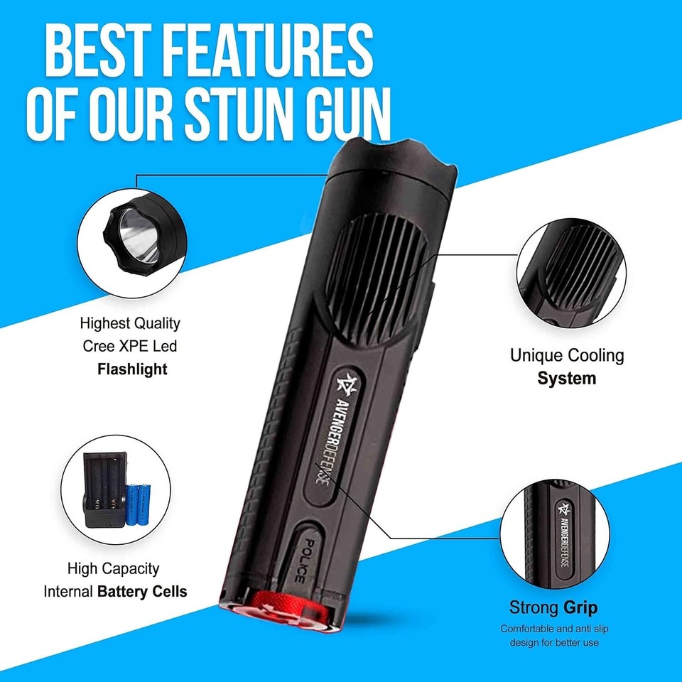 Avenger Defense Women Stun Gun with Case for Self Defense Device ( ADS ...