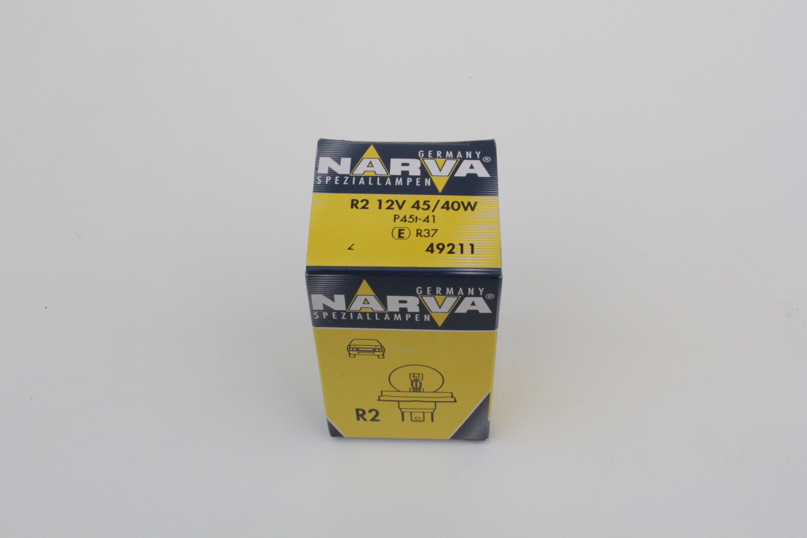 Narva 49211 Halogen R2 49211 Standard Head Lamp Globe 12V 45/40W P45T 3 ...