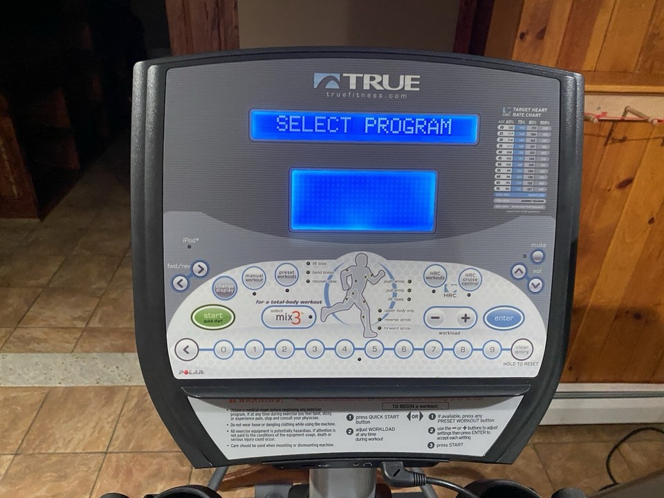 TRUE LC900 Elliptical Trainer - Single Owner, Bought New, Barely Used ...