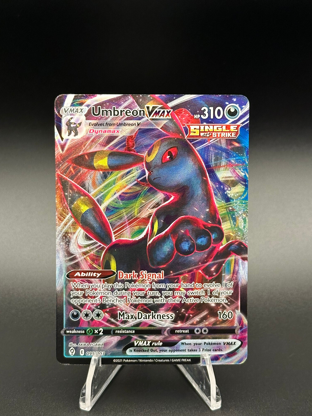 Umbreon VMAX 095/203 Near Mint NM - Evolving Skies - Pokemon TCG Card ...