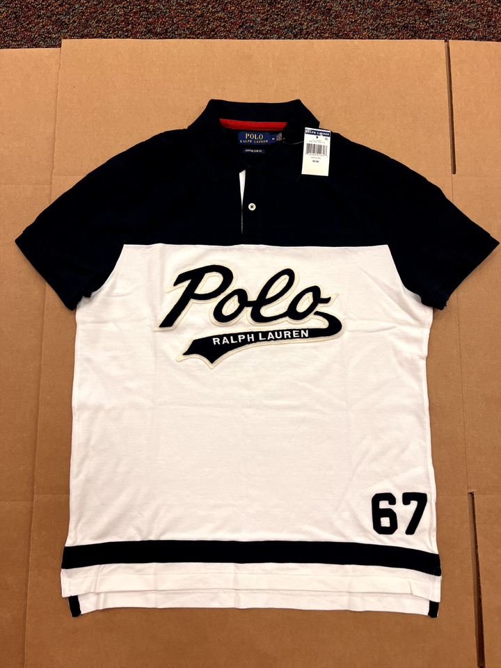 *MINOR DEFECT* Polo Ralph Lauren Custom Slim Fit Short Sleeve Cursive ...