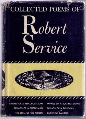 Lot of 2 Collected Poems and Later Verse by Robert Service Hardcovers ...