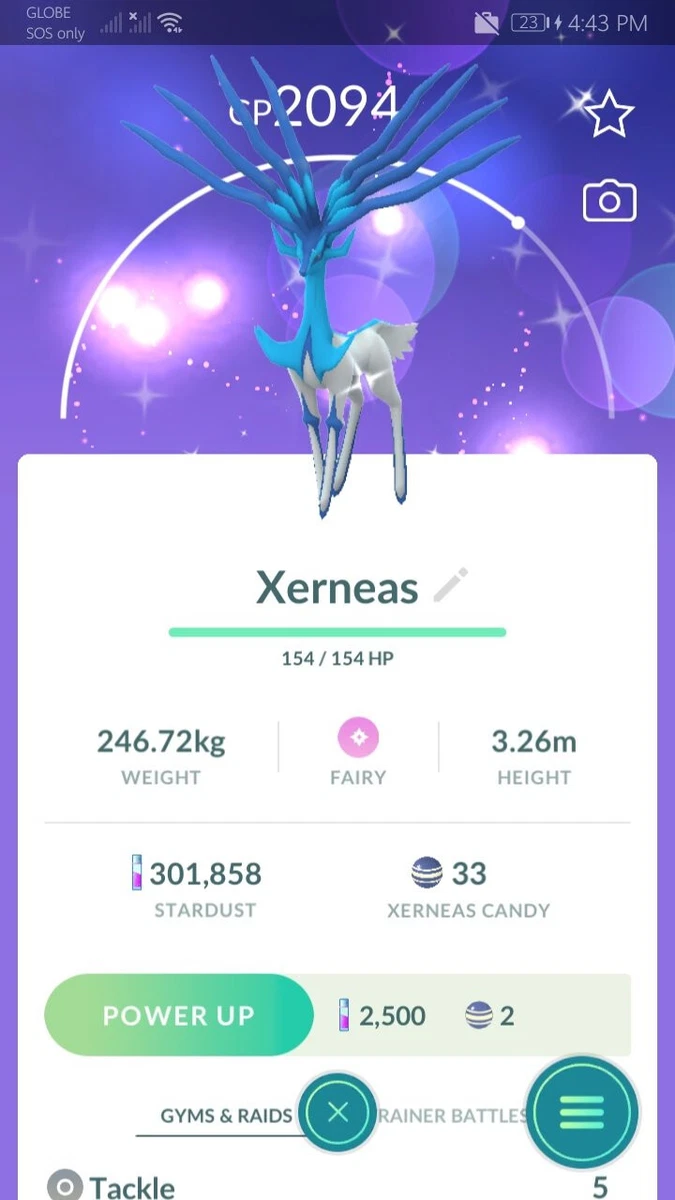 Pokemon Xerneas Shiny