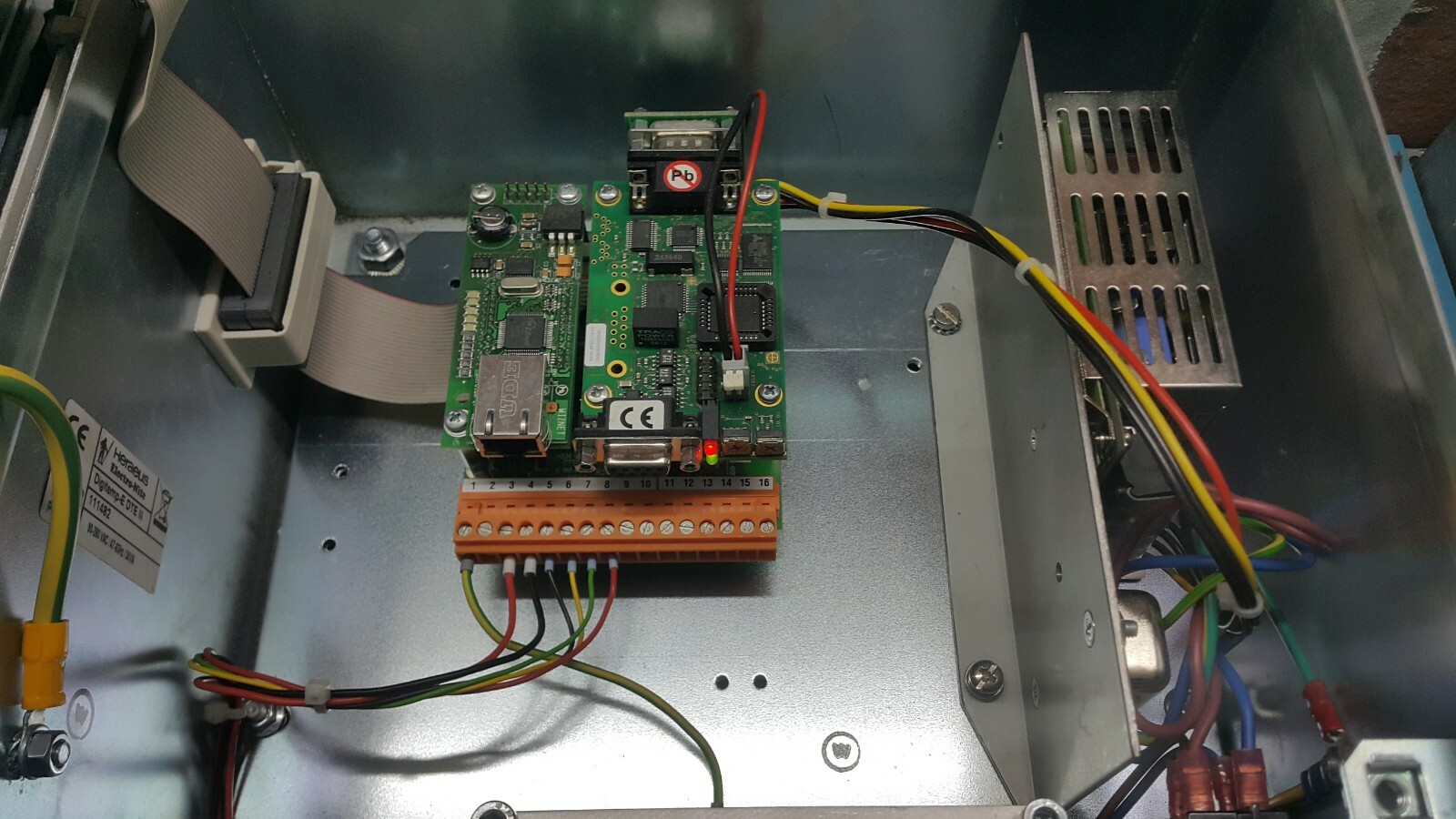 Heraeus Electro-Nite Digitemp-E DTE II Temperature Controller Display ...