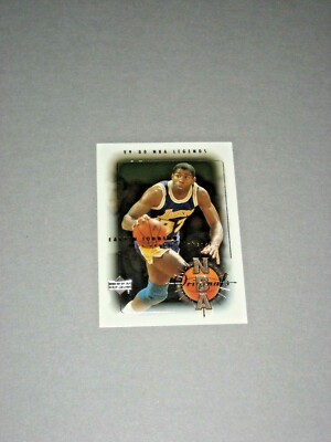 2000 UPPER DECK BASKETBALL NBA LEGENDS EARVIN MAGIC JOHNSON #O1 MINT+ ...