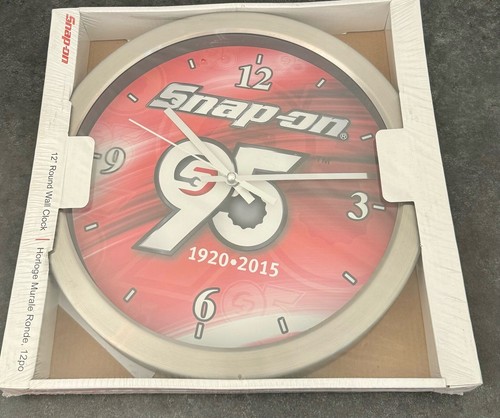 ***NEW*** Snap-on 12" Round Wall Clock FREE SAME DAY SHIPPING | eBay